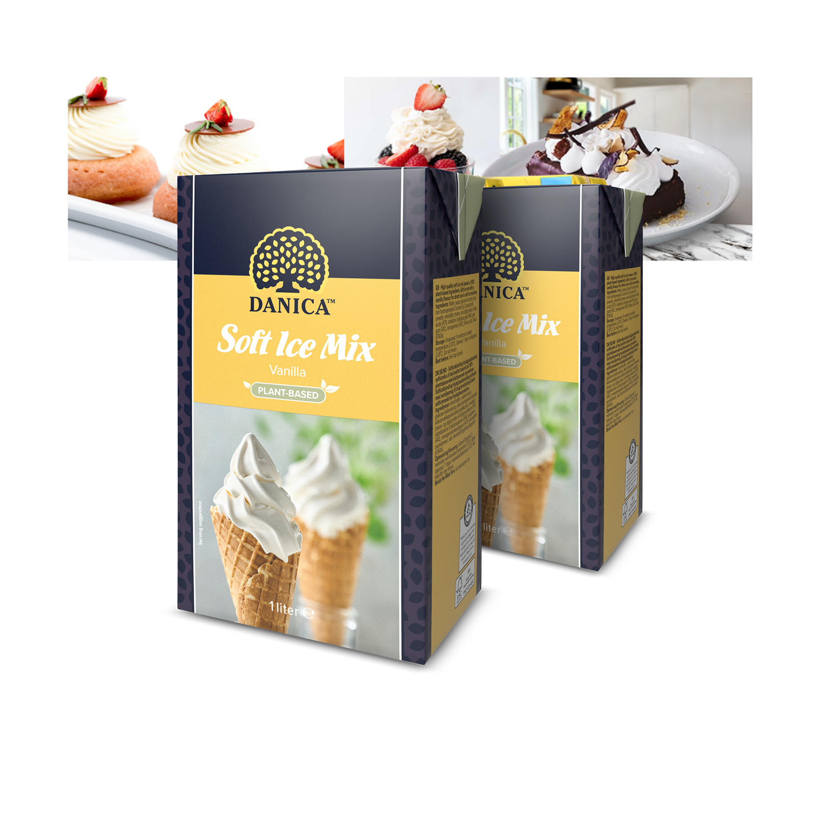 Soft Ice Cream Mix Vainilla 12/1 lt Caja 26.4LBS – NTD Ingredientes