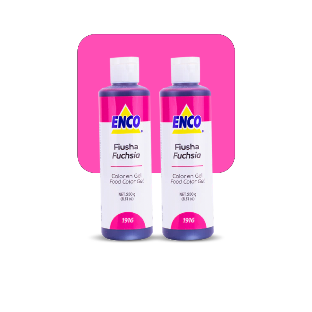 COLOR ROSA FIUSHA EN GEL 1916 disponible en Frasco 8OZ – NTD Ingredientes