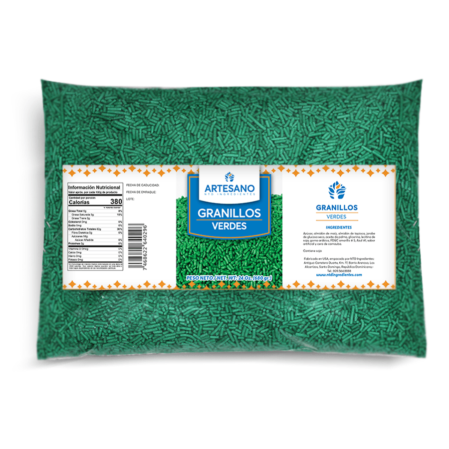 Granillo Verde Funda 24 OZ – NTD Ingredientes
