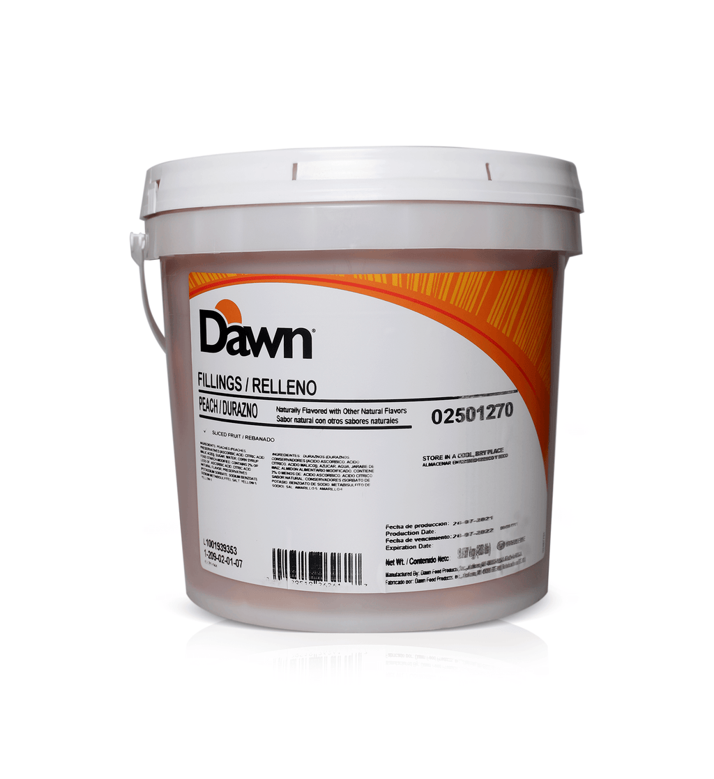 Relleno de Melocoton en Slice Cubo 20 lbs – NTD Ingredientes