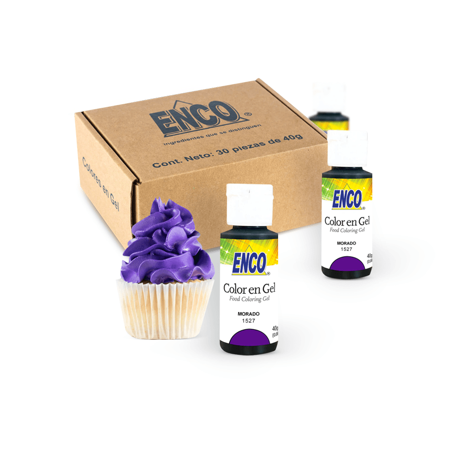 Color Morado en Gel Caja 0.08 lbs – NTD Ingredientes