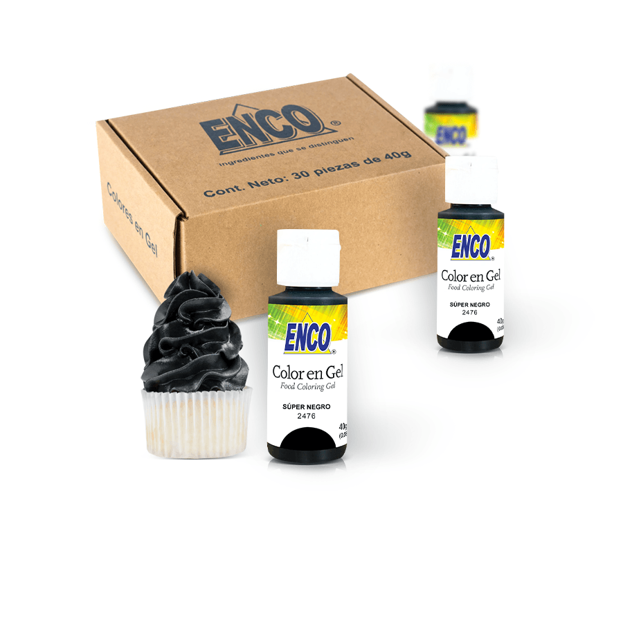 Color Super Negro en Gel Caja 0.08 lbs – NTD Ingredientes